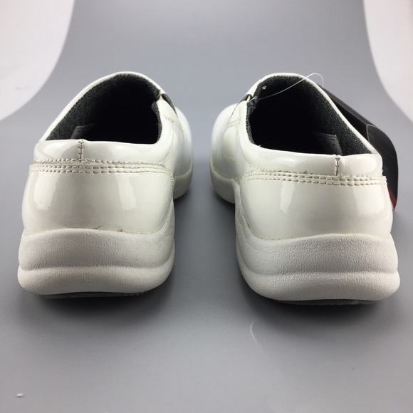 Bogs | Shoes | Bogs Ramsey White Patent Leather Waterproof Clog | Poshmark